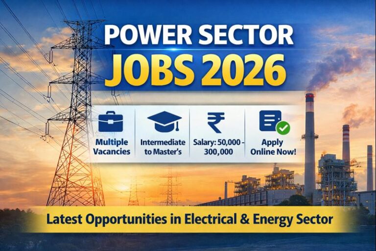 Power Sector Jobs 2026 – Latest Government & Private Energy Jobs in ...